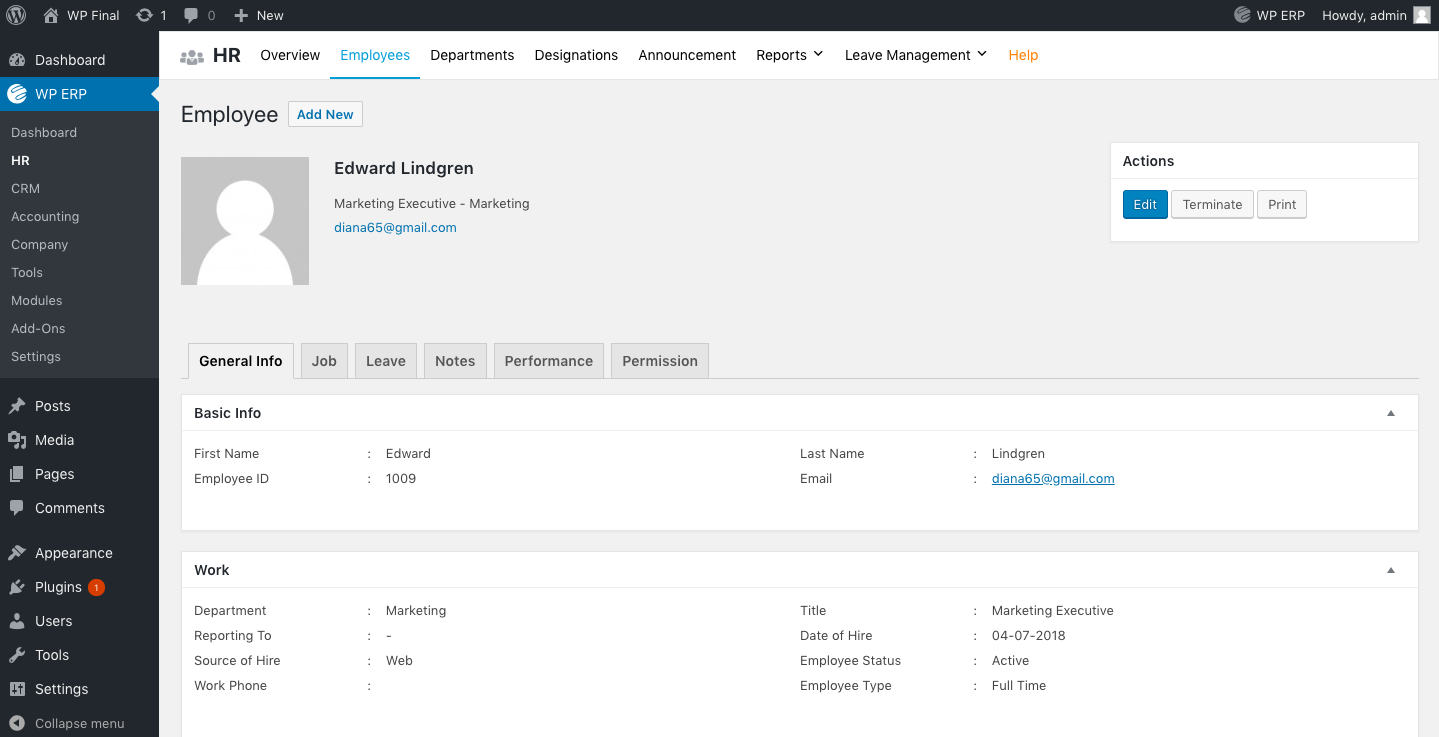 WP ERP – Complete WordPress Business Manager with HR, CRM & Accounting ...