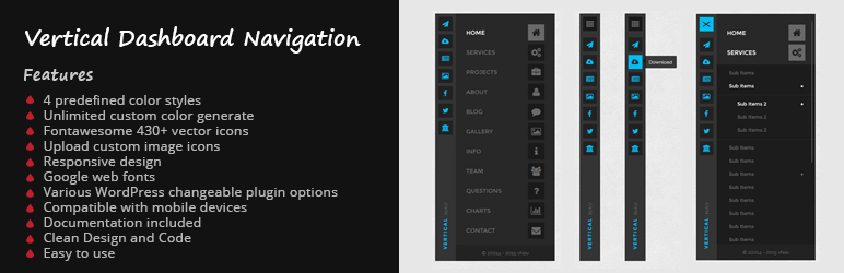 Vertical Dashboard – Installation - WordPress Plugin | 2025